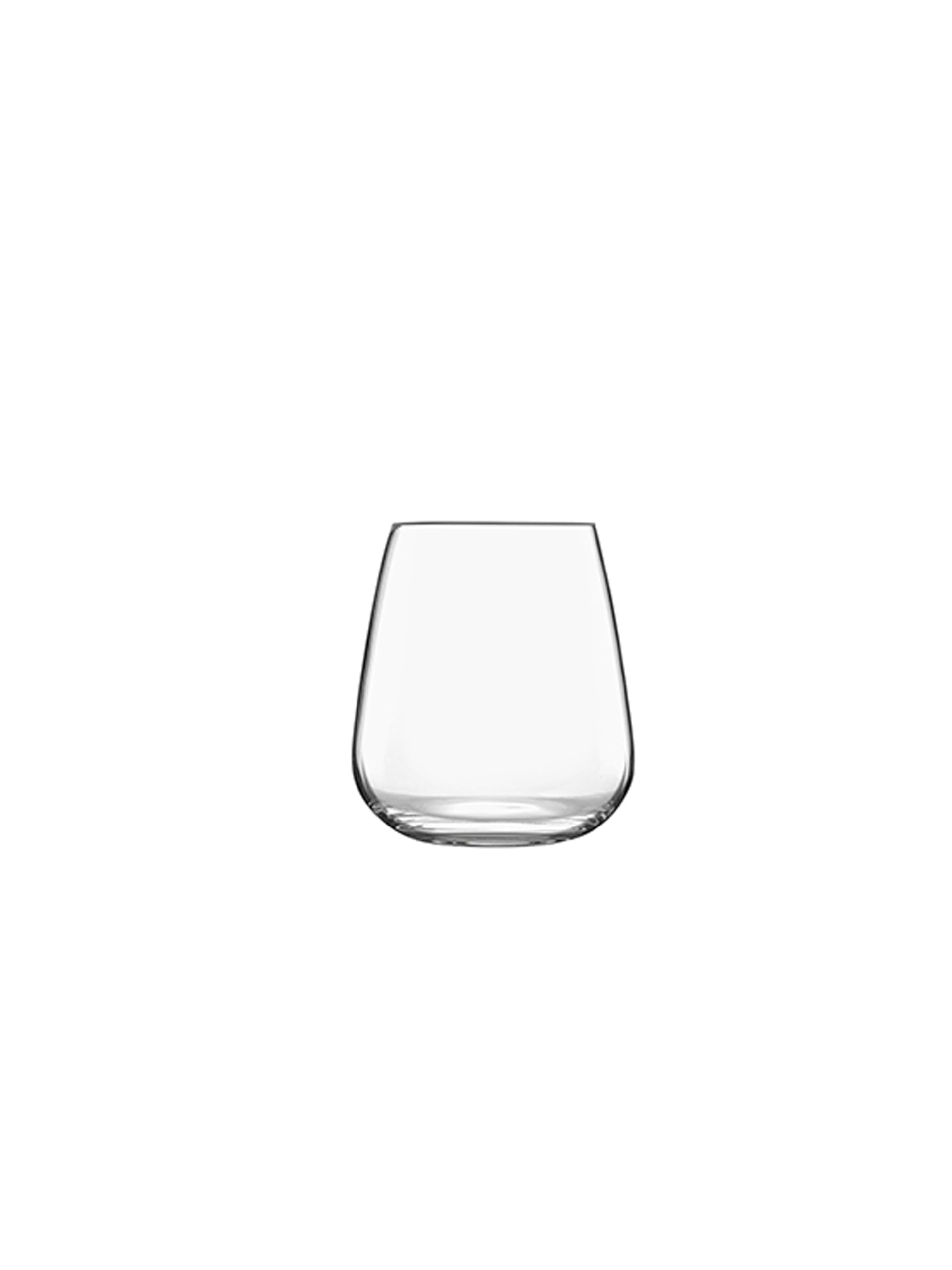 Luigi Bormioli Talismano 15.25 oz Glass, Set of4 Double Old Fashion Drinkware, 450ml, Clear