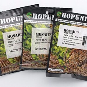 Home Brew Ohio Mosaic Hop Pellets 3 oz.