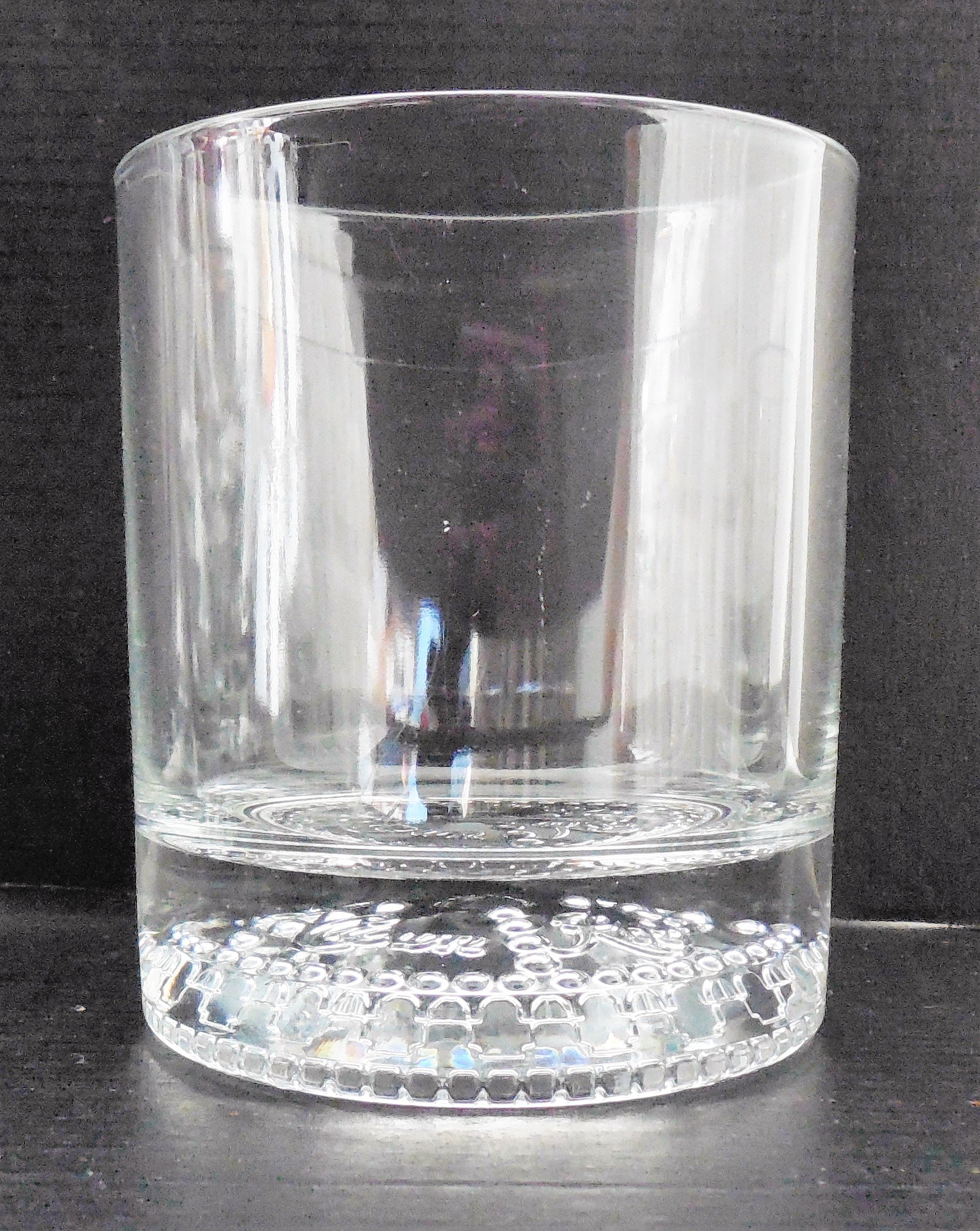 Crown Royal Rocks Glass Logo On Bottom