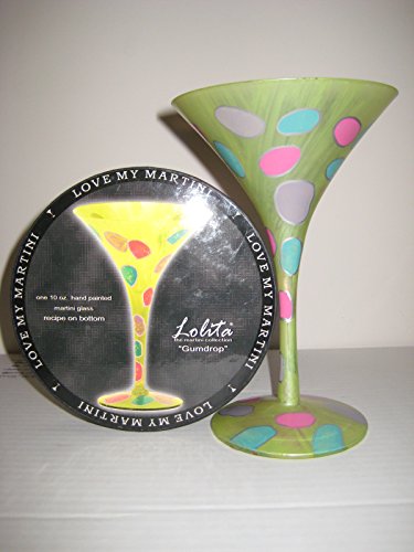 Lolita Gumdrop Martini Glass Retired Rare