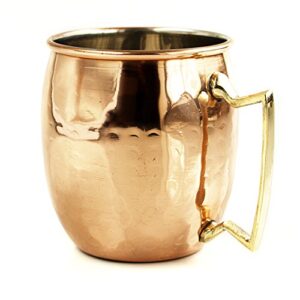 bigkitchen moscow mule hammered copper 20 ounce drinking mug