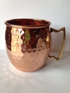 moscow mule mug, hammered, 16oz