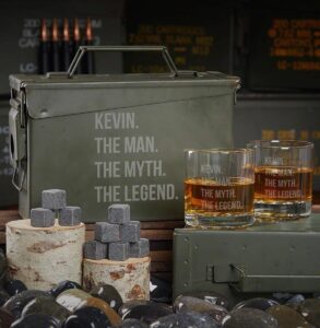 man myth legend personalized ammo can gift set (custom product)