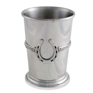 Vagabond House Pewter Horse Equestrian Julep Cup Heavy Solid 4.25 inch Tall