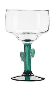 libbey 3619js margaritas 12 ounce cactus margarita glass - 12 / cs