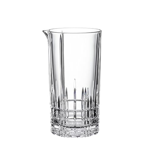 Spiegelau Perfect Mixing Glass - Large European Crystal Cocktail Glassware, Dishwasher Safe, 26.5 Oz - Set of 1