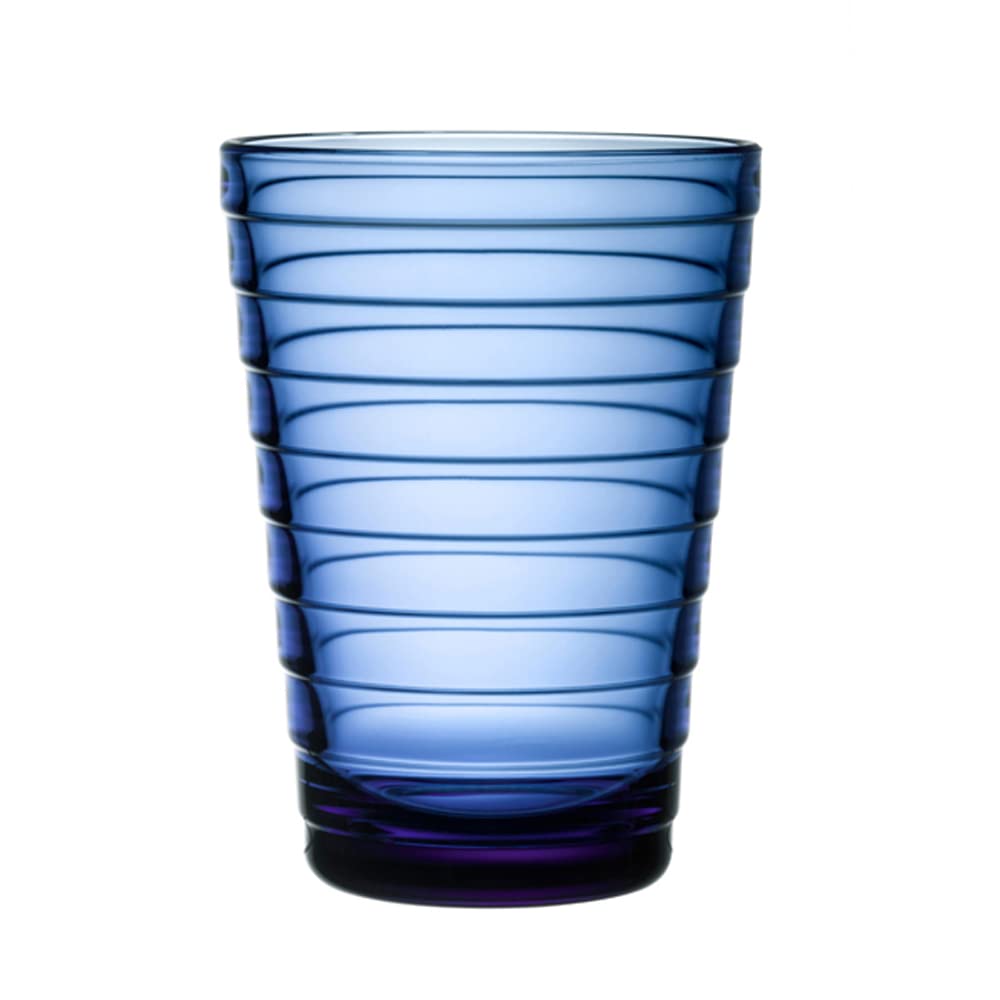 Iittala 1066653 Aino Aalto Highball Pair Set (2 Pieces), Ultramarine Blue