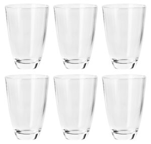 barski - european - glass - hiball tumbler- 17 oz. - set of 6 highball glasses - made in europe