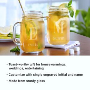 Let's Make Memories Personalized Mason Drinking Jar - Custom Barware - Weddings – Entertaining