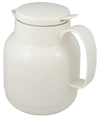 Helios Mondo Push Vacuum Jug White 1 Litre