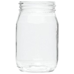 libbey 92103 glass 16 oz. drinking jar - 12 / cs