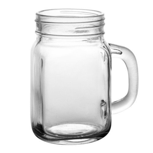 BARCONIC 12 Ounce Mason Jar Mug