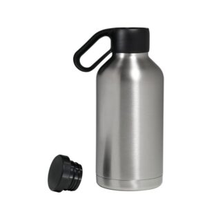 Rabbit Insulated Beverage Growler, 64 Ounce, Stainless Steel