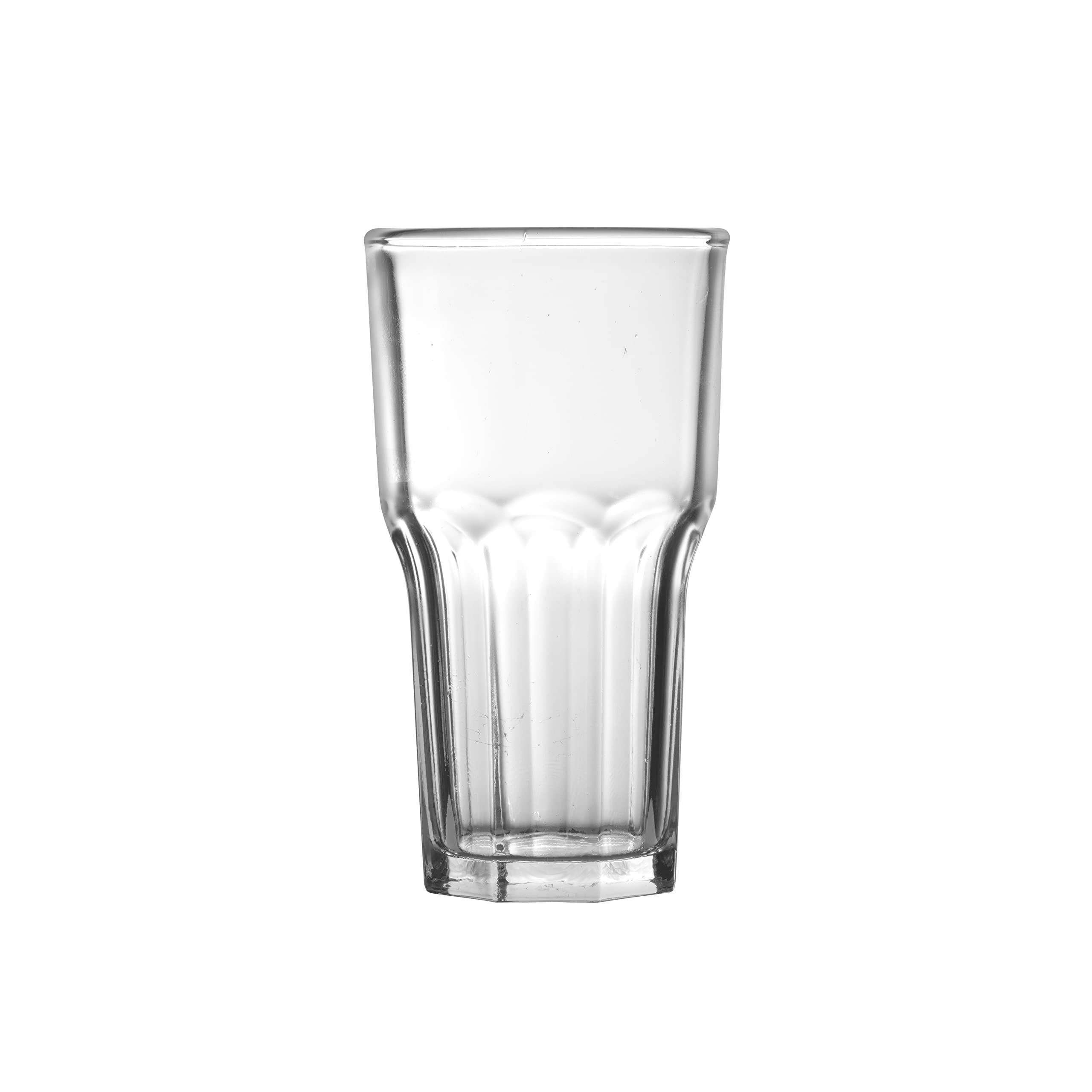 Fortessa Basics Chez Bistro Everyday 12 Pack Set Glassware Kitchen and Barware Great for: Beer, Cocktails, Water, Juice, Iced Tea, Soft Drinks., Cooler Glass, 16 Ounce