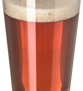 Carlisle FoodService Products Alibi Round Glass Clear Glass for Restaurants, Catering, Kitchens, Plastic, 16 Ounces, Clear