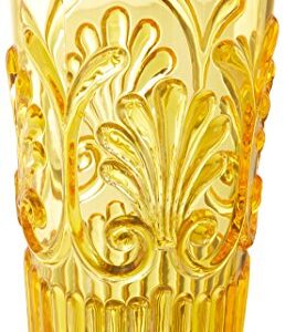 Le Cadeaux Fleur Ice Tea Glass, Yellow