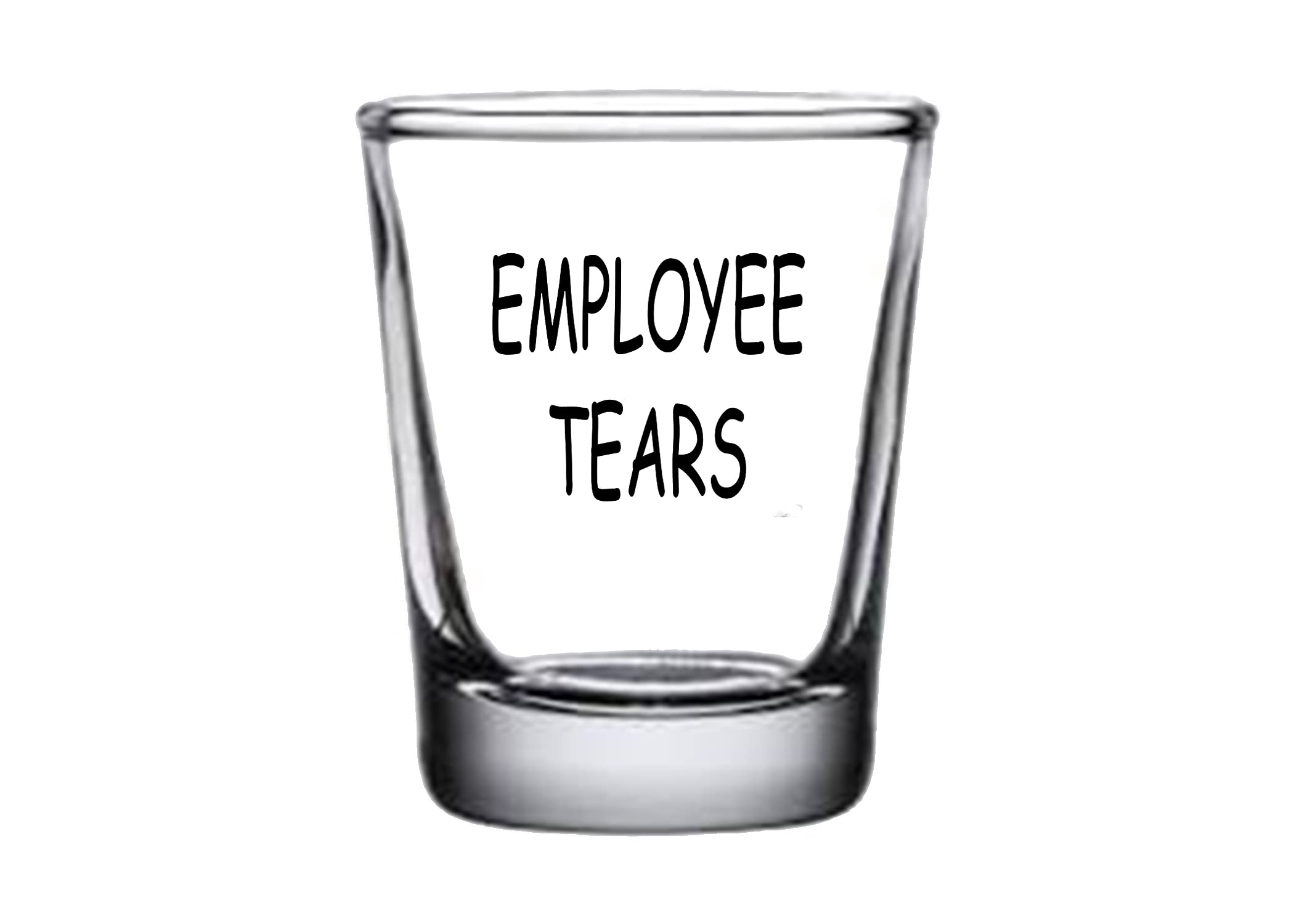 Rogue River Tactical Funny Shot Glass Employee Tears Gag Gift For Boss Supervisor Owner