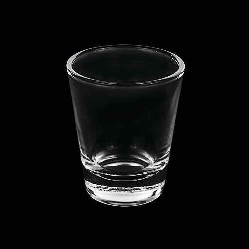 True Classic Shot Glass, Plain Shot Glasses Perfect for Tequila and Whiskey, Reusable Measuring Shot Glass, Set of 1, 1.5 oz.