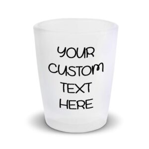 shot glasses bar accessories custom personalized text alcohol bar supplies 1 shot ceramic 2 oz