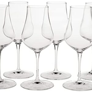 Luigi Bormioli Vinoteque 5.75 Ounce Snifter Glasses, Set Of 6, Crystal SON-hyx Glass, For Cognac, Brandy, And More, Made In Italy.