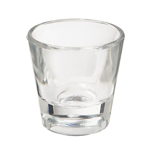 G.E.T. SW-1425-1-CL-EC 1 oz. Shot Glasses, Break Resistant Plastic, Dishwasher Safe, Shatter Resistant, Small, Clear (Pack of 4)