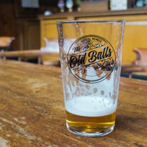 Old Balls Beer Glass - Funny Retirement or Birthday Gifts for Men - Unique Gag Gifts for Dad, Grandpa, Old Man, or Senior Citizen, 30th, 40th, 50th, 60th Birthday Gift for Men