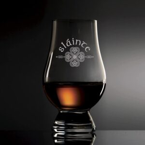 Glencairn Official Scottish Engraved 'Slainte Celtic Cross' Whisky Spirit Tasting Glass 170ml 6 floz