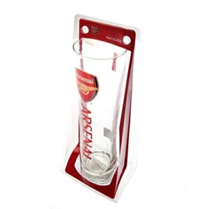 Arsenal Official Tall Beer Glass - Multi-Colour