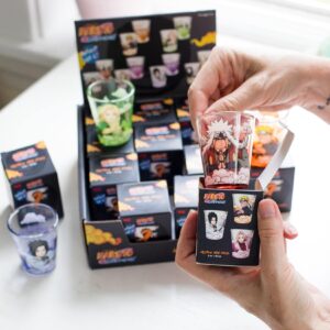 JUST FUNKY Naruto 2-Ounce Round Shot Glass Blind Pack | One Random