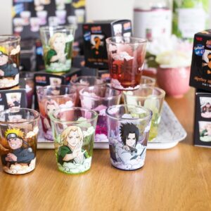 JUST FUNKY Naruto 2-Ounce Round Shot Glass Blind Pack | One Random