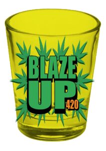 blaze up shot glass