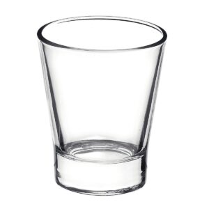 bormioli rocco caffeino espresso shot glasses, clear, set of 6