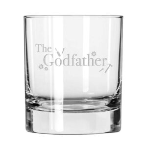 National Etching The Godfather Whiskey Glass