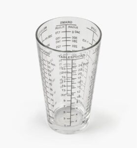 pinikal big shot mix n measure graduated pint glass 16oz