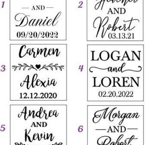 Personalized wedding shot glasses, monogram wedding favors for guests, personalized wedding favors, wedding shot glasses with names and date