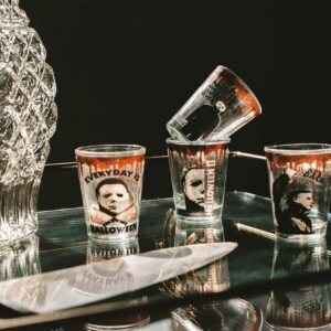 Halloween II Michael Myers 2-Ounce Mini Shot Glasses | Set of 4