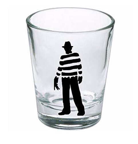 Freddy Krueger Shot Glass Nightmare on Elm Street Horror Halloween Drinking Bar Gift for Him Her