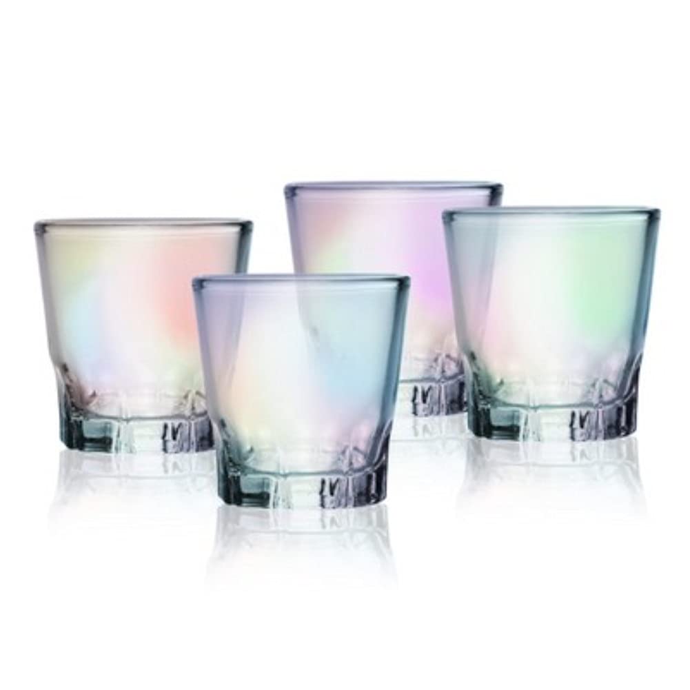 ASK J Korean Aurora Soju Shot Glasses Set, 55ml 4pcs