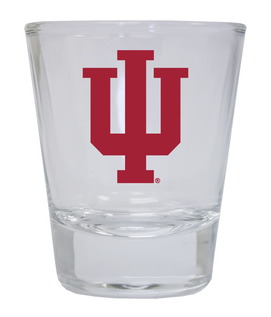 R and R Imports Indiana Hoosiers Round Shot Glass Officially Licensed Collegiate Product