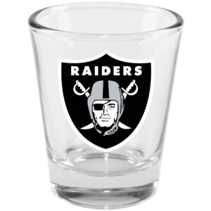 the memory company oakland raiders 2 oz collector shot glass