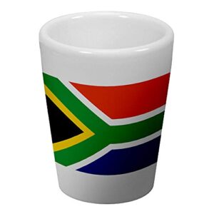 express it best shot glass - flag of south africa (african)