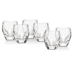 godinger shot glasses shooters, party glasses - 1.5oz, set of 6