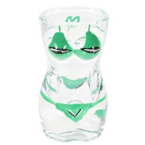 bestoyard beer glass lady whiskey glasses wine shot creative body shape glass cup for home party bar random color