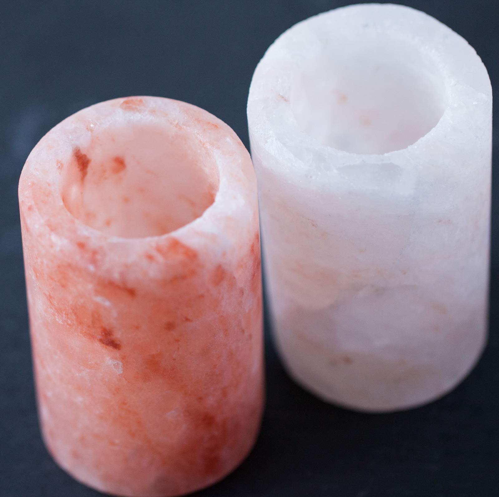 Himalayan Salt Shot Glasses - Pure Food Grade Himalayan Pink Salt - No Fillers or Binders - Handcrafted All Natural Tequila Salt Shot Glasses Set by Cestari (2 pack)