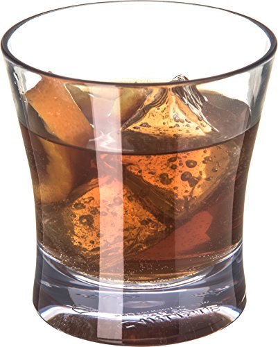 Carlisle FoodService Products Alibi Rocks Glass for Restaurant, Kitchen, and Bar, Plastic, 9 Ounces, Clear