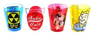 fallout shot glass, set of 4