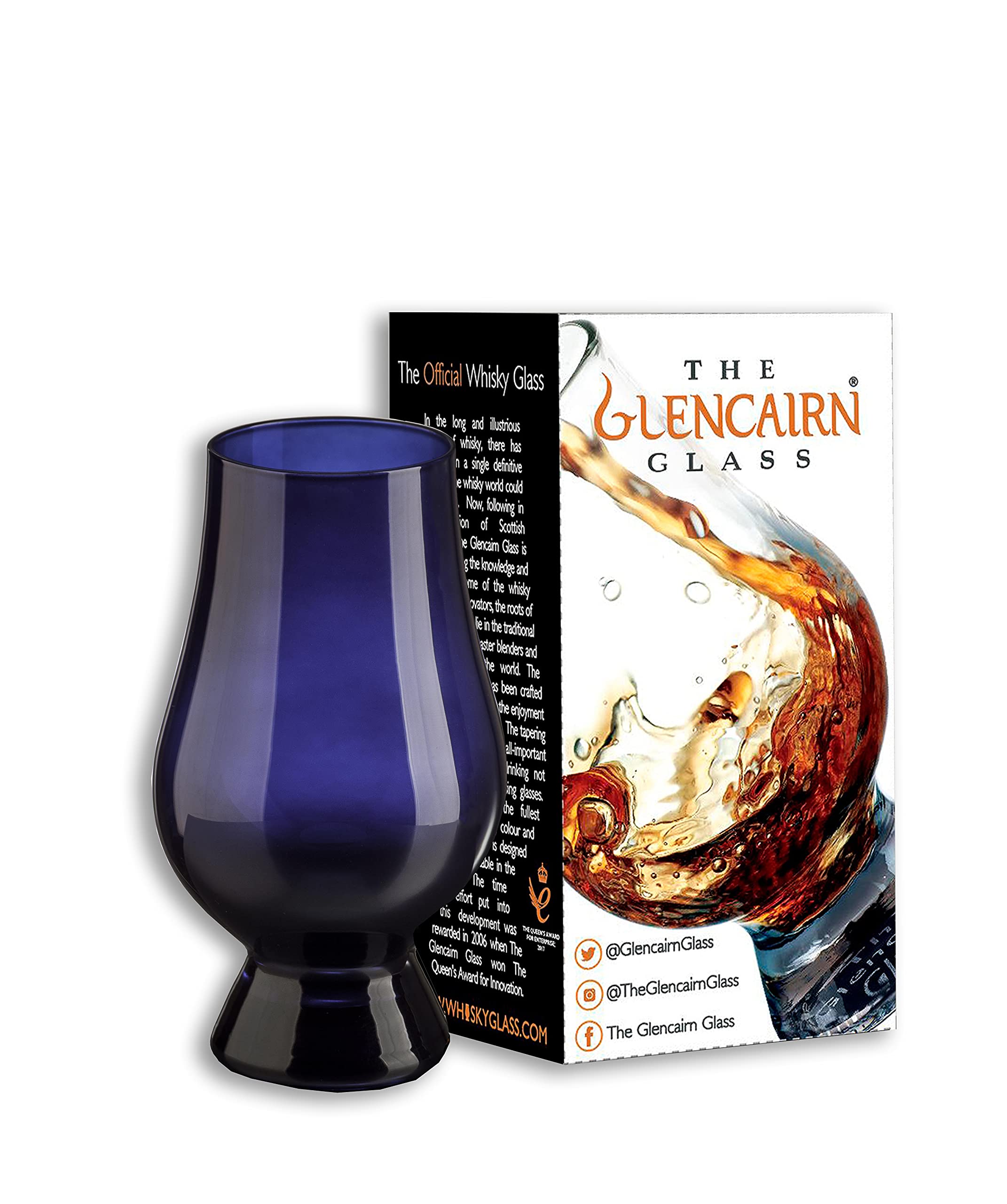 GLENCAIRN BLUE WHISKY GLASS IN GIFT CARTON