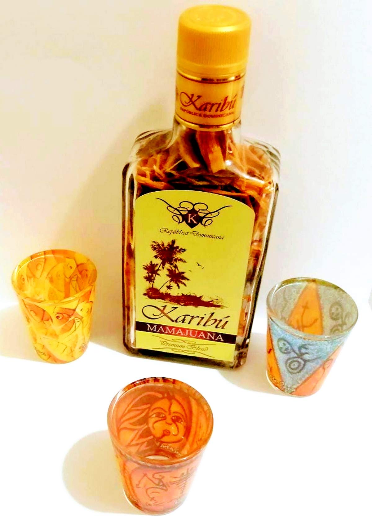 Mamajuana Karibu Decorative Set From Dominican Republic 350 Ml