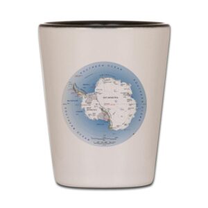 cafepress map antarctica unique and funny shot glass