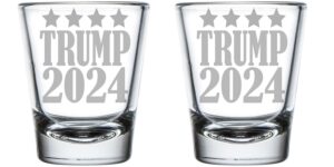 alankathy mugs donald trump 2024 shot glass (1.5oz shot glass)